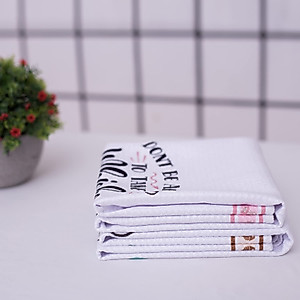 LXOMILL Funny Kitchen Towels, Baking Gifts for Women, Baker Gift, Funny Baking Cooking Towels, Baking Funny Dish Towels