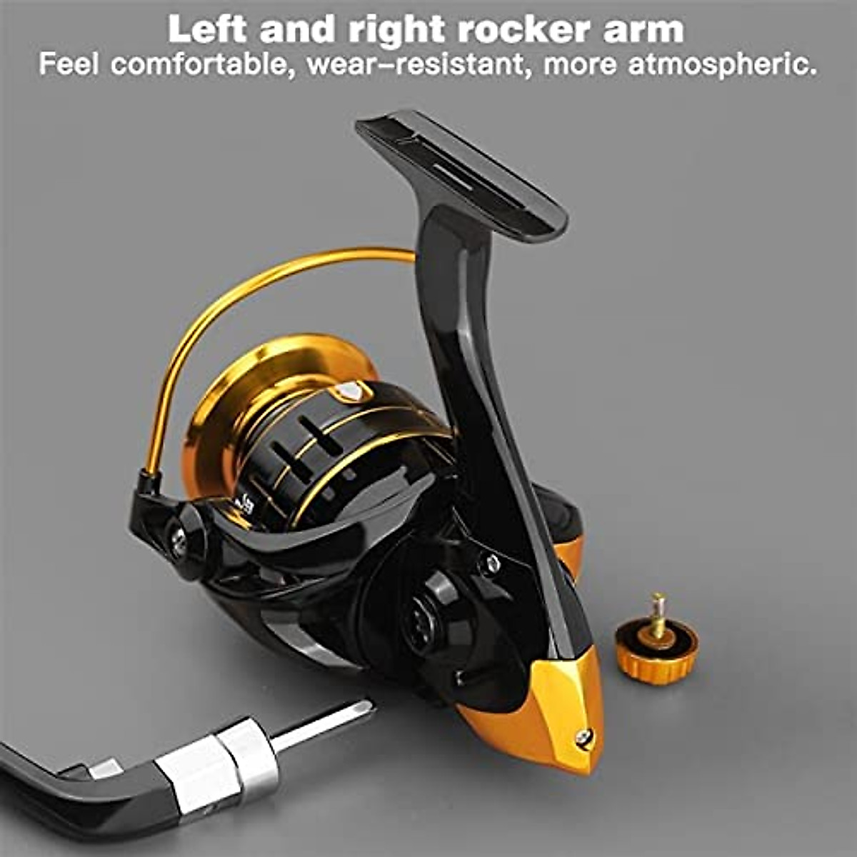 HNGM Fishing reel New Spinning Reel 8KG Powerful Max Drag All Metal Spool Saltwater Fishing Accessories Fishing Reel 5.2:1 Fishing Tools (Color : FJ2000)