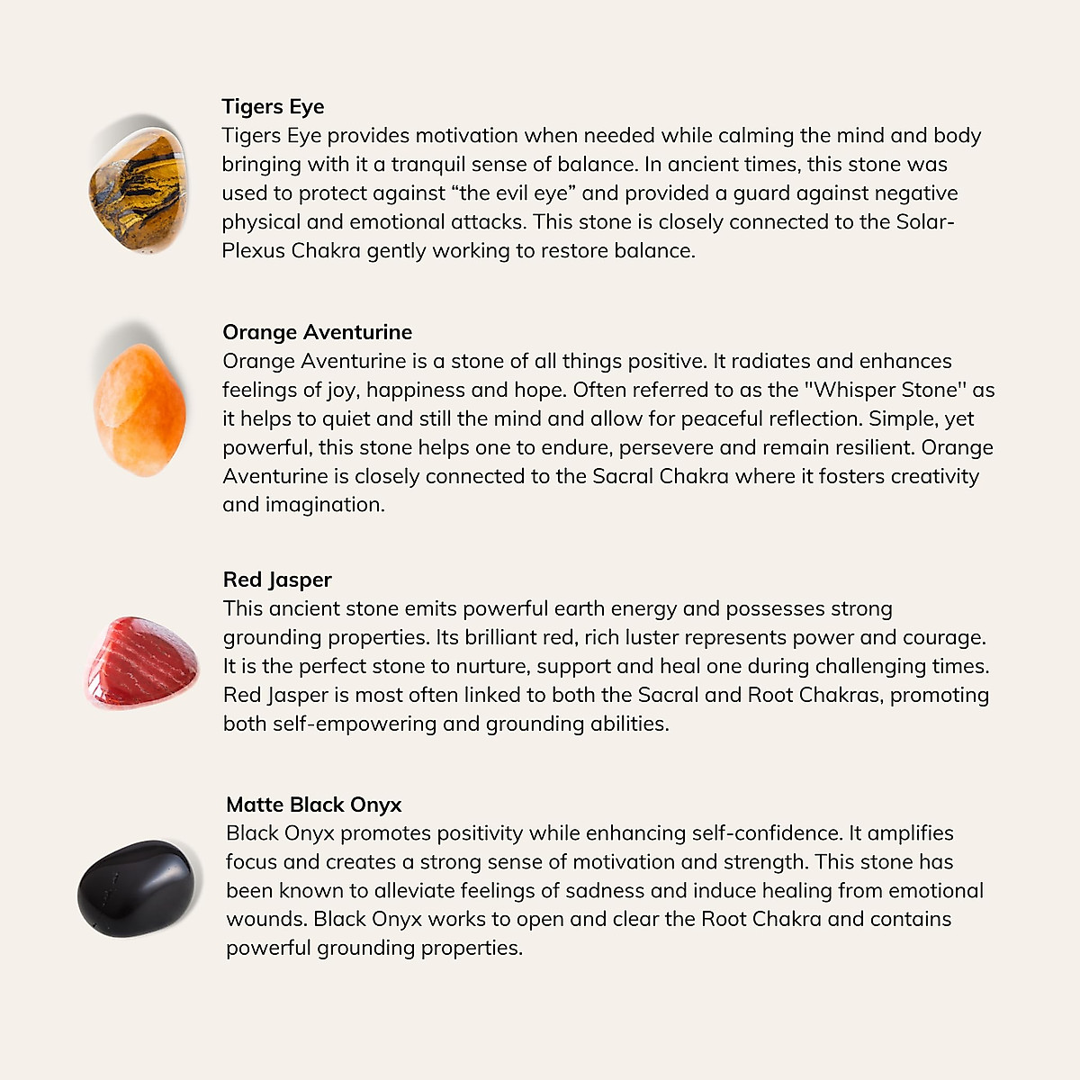 Azenway Charged Healing Crystal Bracelet - Natural 4mm Gemstones with 14k Gold Filled Bead, Stretch Cord - Semi-Precious Jewelry for Women & Men (7 Chakra Black Onyx, Medium)