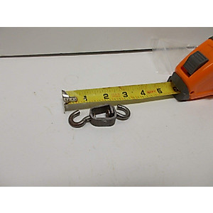 Montree Shop 12 Heavy Duty Trapping Swivels with J Hooks (Trapping Supplies Trap Fastener)_AB