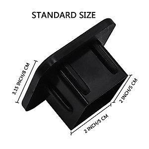 Swono Adventure Awaits Hitch Covers 2 Inch Inspiration Quote Adventure Mountains Rubber Receiver Tube Hitch Plug for Men, Square Hitch Box Cover Towing Hitch Plug Covers for Women