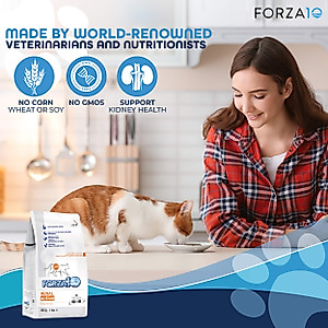 Forza10 Active Kidney Renal Diet Dry Cat Food for Adult Cats, Kidney Care Cat Food for Heart and Kidney Problems, Wild Caught Anchovy Flavor, 2 Pound Bag