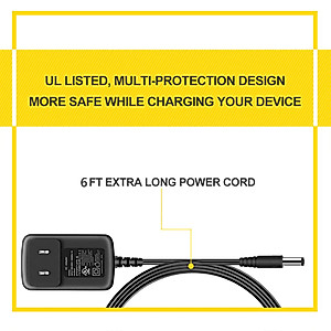 9V 2A 1.5A 0.5A AC Adapter Power Supply 18W 10 Tips UL Listed Charger for Routers LED Rights Tablets Speakers Webcams Transformer