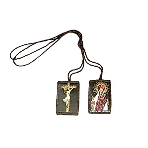 Scapular or Escapulario de Jesus y La Virgen Del Carmen Our Lady of Mount Carmel