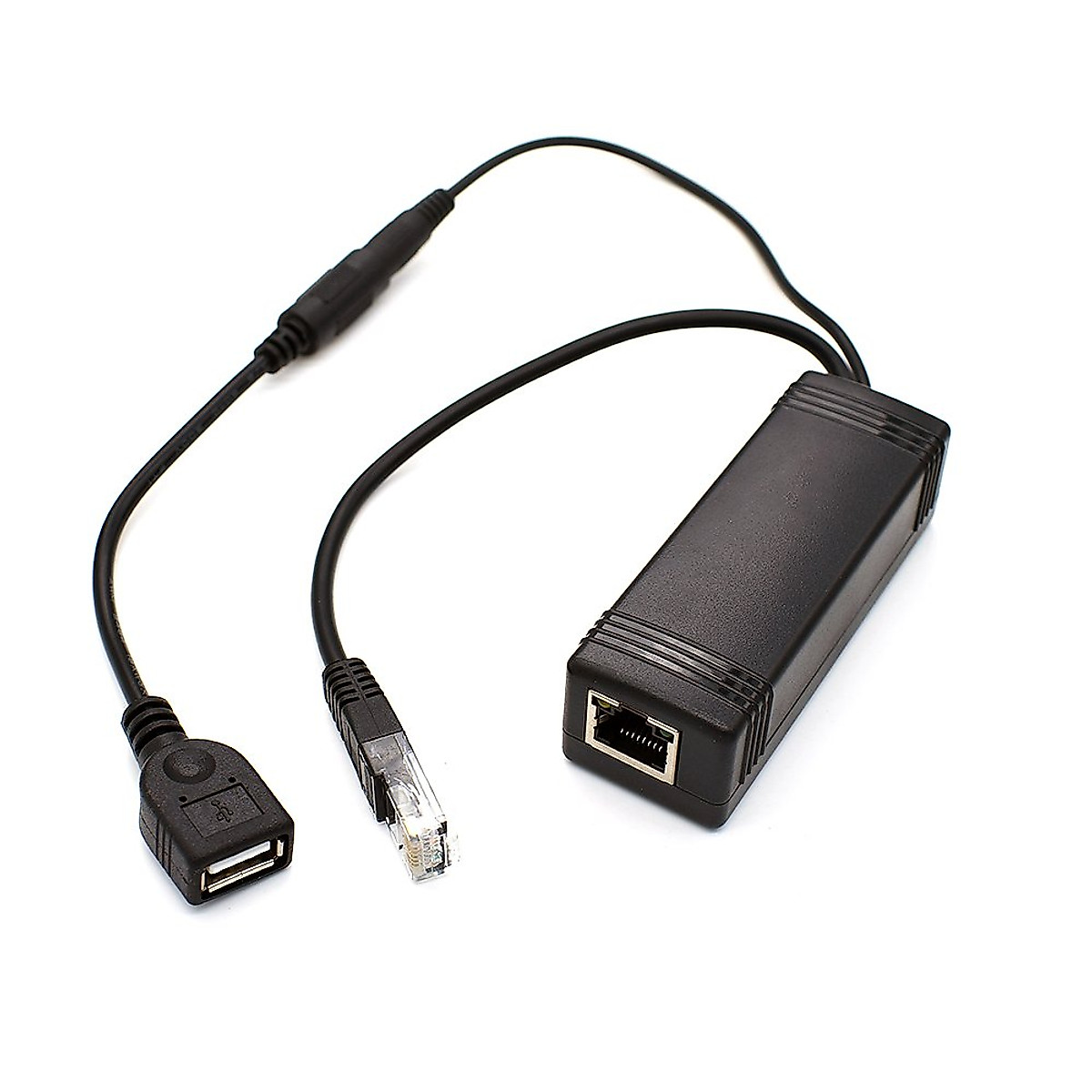 Micro USB Active 5 Volt IEEE 802.3af PoE Splitter for Remote USB Power Over Ethernet to Tablets, Dropcam, Nest Cam or Raspberry Pi, Use with 10/100M PoE Switches or PoE Injector
