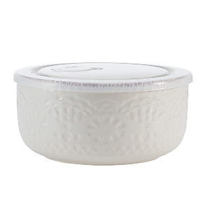 Pfaltzgraff Chateau Storage Bowls, 6 inch, Cream