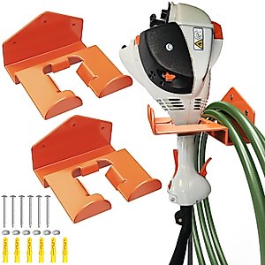 Fengone 2 Pack Garage Storage Garage Organizer Trimmer Rack Weedeater Hanger, for Grass Trimmer, Hedge Trimmer, Garage Trimmer, Weed Trimmer, Garden Tool, Garage Storage Organizer