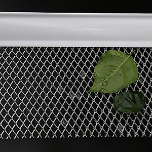 Carligo Gutter Guard, Leaf Filter Gutter Covers, Aluminum Screen Roll 6 Inch X 21 Feet for DIY Gutter Filter, Gutter Downspout Covers, Rain Gutter Leaf Guard, Leaf Filter Gutter Protection