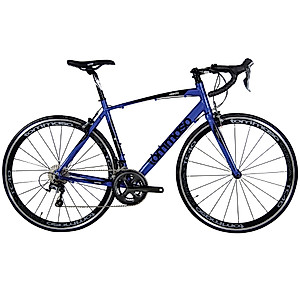 Tommaso Monza Sport Bike Performance Aluminum Road Bike Carbon Shimano Tiagra 24 Speeds Road Bicycle Men Road Bikes for Men Bike Men Women Speed Bike Racing Bike Adult Bike City Bike Blue XL 60cm