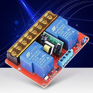 AC100V-250V 30A High Power 2-Channel Relay High Current DC5V High-Low Level Trigger Switch Module for