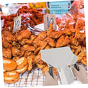 French Fry Portion Scoop 1pc French Fry Bagger French Fry Scoop Steel Scoop Shovel Popcorn Pooper Scooper Metal Metals Kitchen Scoop Metal Food Scoops Ice Scoop Spoon Rest