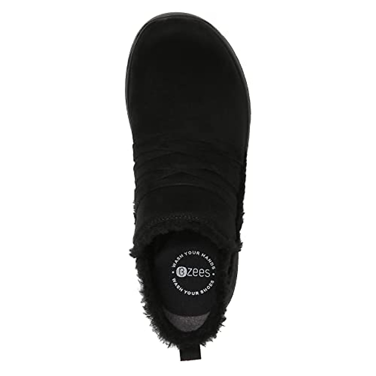 BZees Womens Glide Slip-On Ankle Boot Black 8.5 W