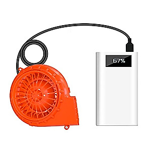 Electric BBQ Fan Portable Barbeque Air Blower USB Powerbanks Powered Fire Charcoal Starter Cooking Hiking Barbecue Fire Bellow Tool