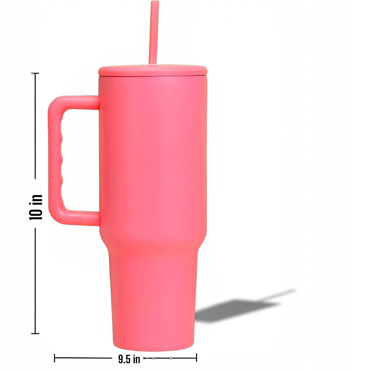 Kiki New York Tumbler with lid (Coral Pink)