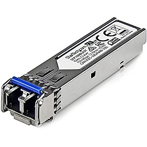 StarTech.com MSA Uncoded Compatible SFP Module - 100BASE-LX - 100MbE Single Mode Fiber (SMF) Optic Transceiver - 100Mb Ethernet SFP - LC 10km - 1310nm - DDM (SFP100BLXST),Silver