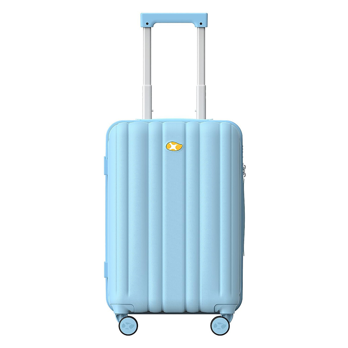 MGOB Carry On Luggage 22x14x9 Airline Approved, Hard Suitcases with Spinner Wheels, Polycarbonate Lightweight Luggage, Durable & Stylish, Built-in TSA Lock, Blue