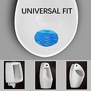 Urinal Deodorizer Screens 50 Pack Anti-Splash Urinal Screen Urinal Deodorizer Odor Freshener for Public Restrooms Restaurants Cafes Bars Schools Fits Wet & Dry Urinals(25pcs Blue+25pcs Orange)