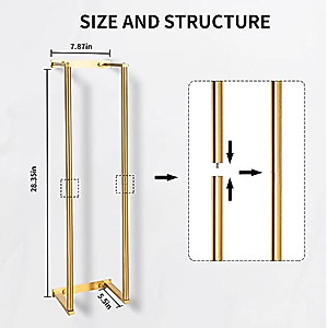 Towel Racks for Bathroom Wall Mounted, Stainless Steel Bath Towel Holder Wall Towel Rack,Wall Towel Storage, Bathroom Organization, Mounted Towel Rack,Modern Small Space Bathroom Towel Storage