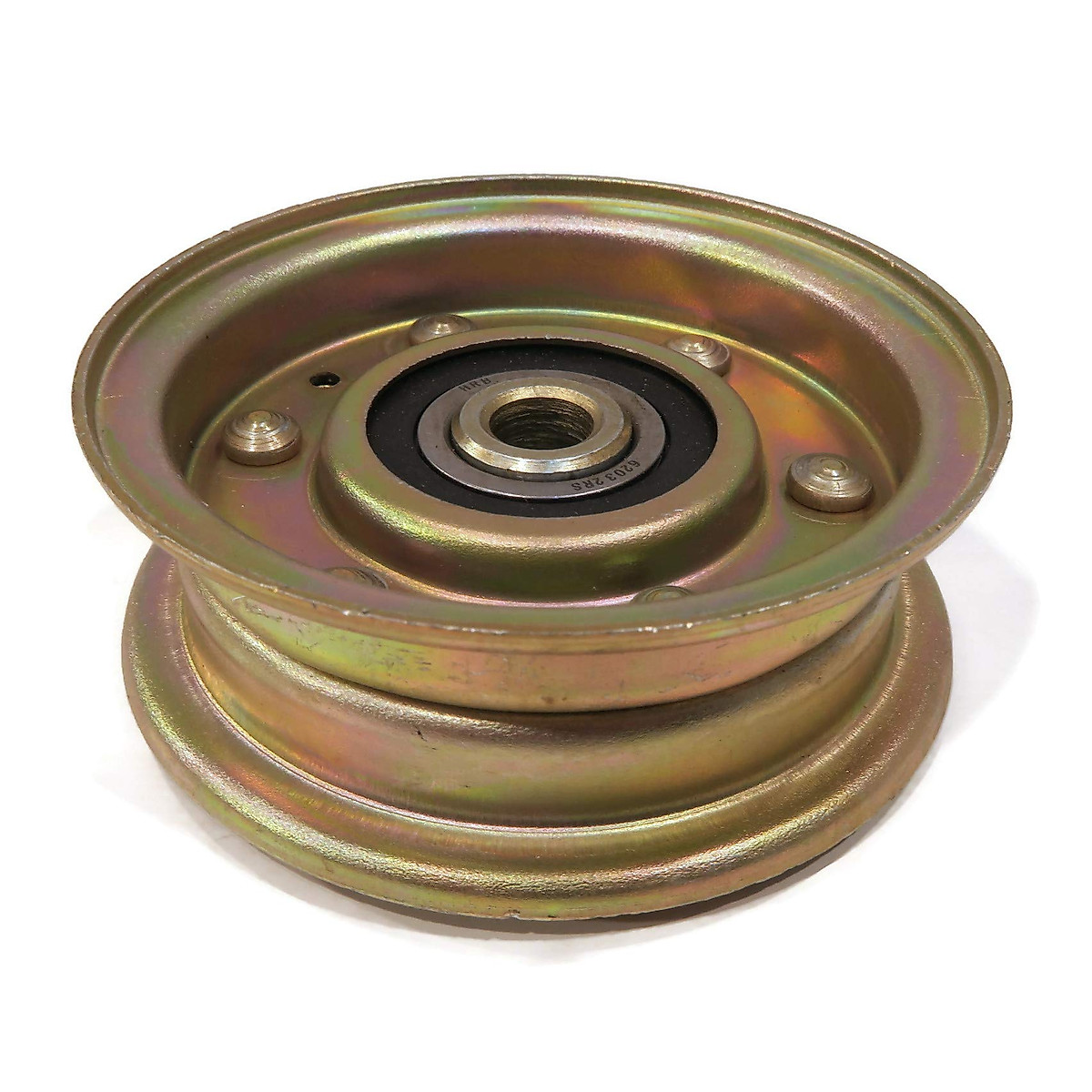 Flat Idler Pulley Compatible with 9753 EXMARK 1-323285 (3/8-inches X 2-3/4-inches)