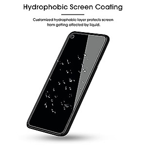 OMOTON [3 Pack] Screen Protector for Google Pixel 5 - Tempered Glass/Alignment Frame/Anti Scratch Screen Protector for Google Pixel 5