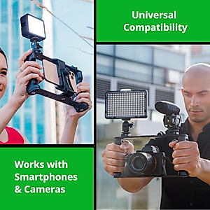 KobraTech Smartphone Video Rig | UltraGrip Pro iPhone Rig Cage | Phone Stabilizer for Video Recording | Mount for Camera and iPhone Filming Accessories