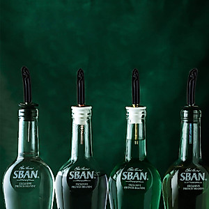 25 Pack Spot Caps Pourer Covers, Liquor Caps Bottle Spout Dust Protection for Liquor Bottles, Black