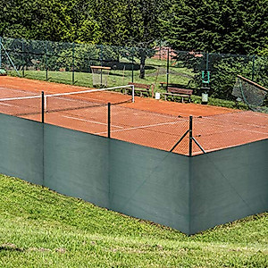 Relaxdays Fence Netting, Privacy Shield for Fences & Railing, HDPE Net, UV-Resistant, Weatherproof, 1.8 x 6 m, Green