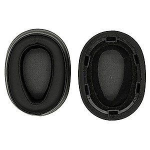 Premium Replacement WH-H900N Ear Pads/MDR-100ABN Ear Pads Cushions Compatible with Sony WH-900N and Sony MDR-100ABN Headphones (Black). Premium Protein Leather | High-Density Foam | Great Comfort