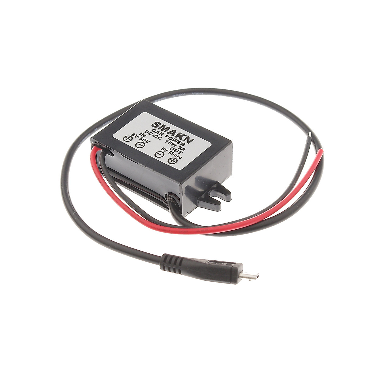 SMAKN DC/DC Converter 12V/24V/36V/48V Step Down to 5v 3A(MAX) Power Supply Module MICRO USB OUTPUT