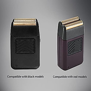 2 pcs Professional 5 Star Series Finale Shaver Shaper Replacement Super Close Foil and Cutter Bar Assembly Replacement Heads Compatible with Wahl Model 7031-100,7043-100 (Gold)