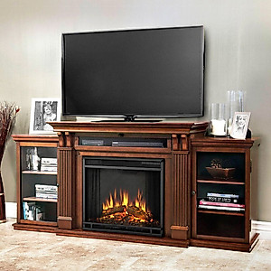 Real Flame Calie Media Fireplace, Large, Dark Espresso