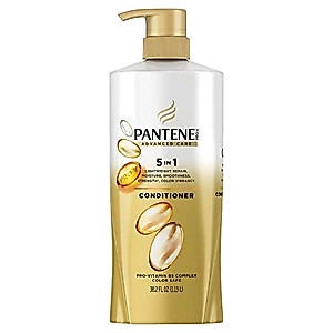 Pantene Advanced Care Conditioner, 5 in 1 Moisture, Best Conditioner for Smooth, Lightweight, Strong and Color Vibrant Hair, 38.2 Ounce (Pack of 2)