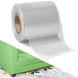 Sopicoz 32.8 Feet Clear Under Couch Blocker, 3 inch high PVC for Furniture Bed Sofa Sectional Cabinet Blocker Gap Bumper Stop Toys Going Under Sofa