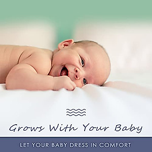 Langsprit 6 Pack Baby Cloth Diaper with Highly Absorbent Inserts, Baby Reusable Diapers, Cloth Diapers Newborn, Washable Cloth Diapers, Reusable Unisex Baby Diapers