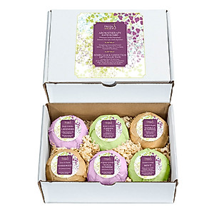 Luxury Aromatherapy Bath Bombs: Deep Body Relaxation Deluxe Gift Set with 6 x 100g Relaxing and Calming Scents