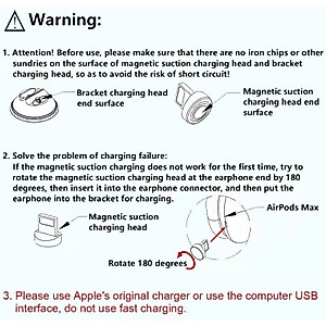 Headphone Stand for AirPods Max,Magnetic Charging Headphone Stand Headset Holder Station Charging Shelf Base Charger Dock Headset Designed for AirPods Max