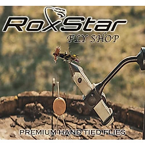 RoxStar Fly Shop Trophy Trout 24pk | Top Wet & Dry Flies for Trout. | Trout Flies Proven Nationwide to Catch Fish! | Tied in-House Never Outsourced! Fathers Day Gift Fly Fishing Gift