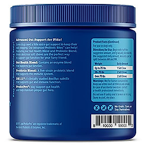 Zesty Paws Probiotics for Dogs - Digestive Enzymes for Gut Flora, Digestive Health, Diarrhea & Bowel Support - Clinically Studied DE111 - Dog Supplement Soft Chew for Pet Immune System - Advanced