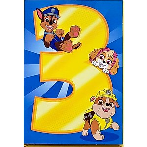 Greeting Card Birthday Paw Patrol Third Birthday
