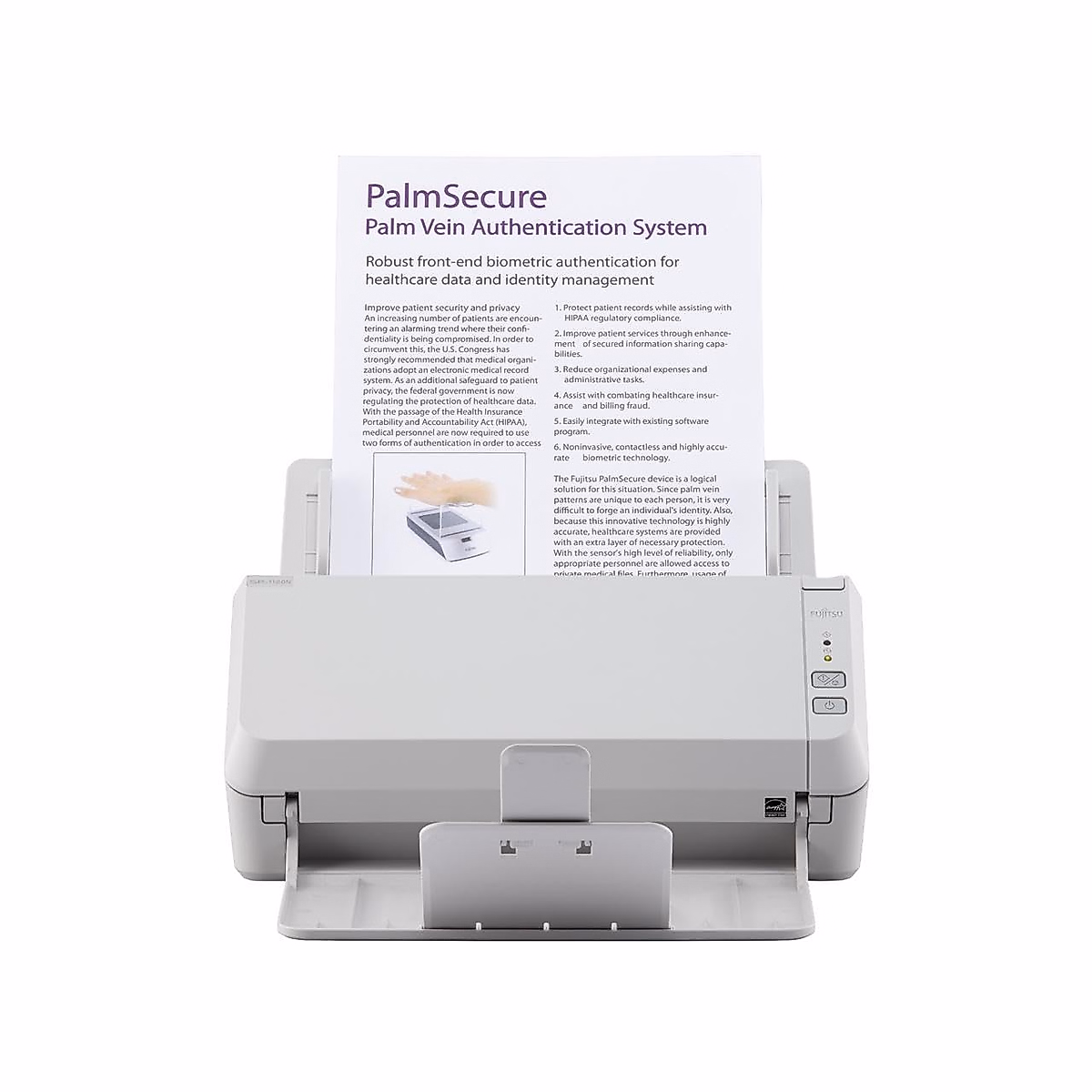 Fujitsu SP-1120N Price Performing, Network Enabled Color Duplex Document Scanner with Auto Document Feeder (ADF)