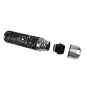 WOZO 17 oz Scientific Math Formula Double Wall Vacuum Cup Insulated Stainless Steel PU Leather Travel Mug Water Bottle for Christmas Halloween Mom Dad