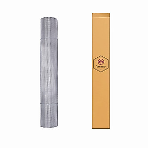 Stainless Steel 304 Wire Mesh-Metal Mesh Screen 15.5 inches x 10 feet