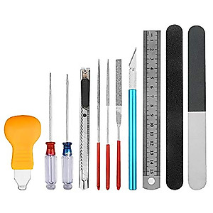 Bigstone 20 PCS Gundam Model Tools Kit Hobby Building Tools Set for Cars, Airplanes, Buildings, Gundam, Robots Models Building Repairing and Fixing ext.