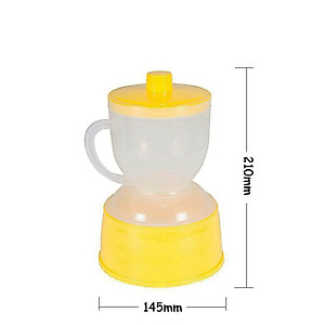 Half Boiled Egg Maker , Half Boil Egg Cooker , Original Malaysian Half Boiled Egg Maker , Half Soft Boiled Egg Maker Boiler Cooker, YELLOW