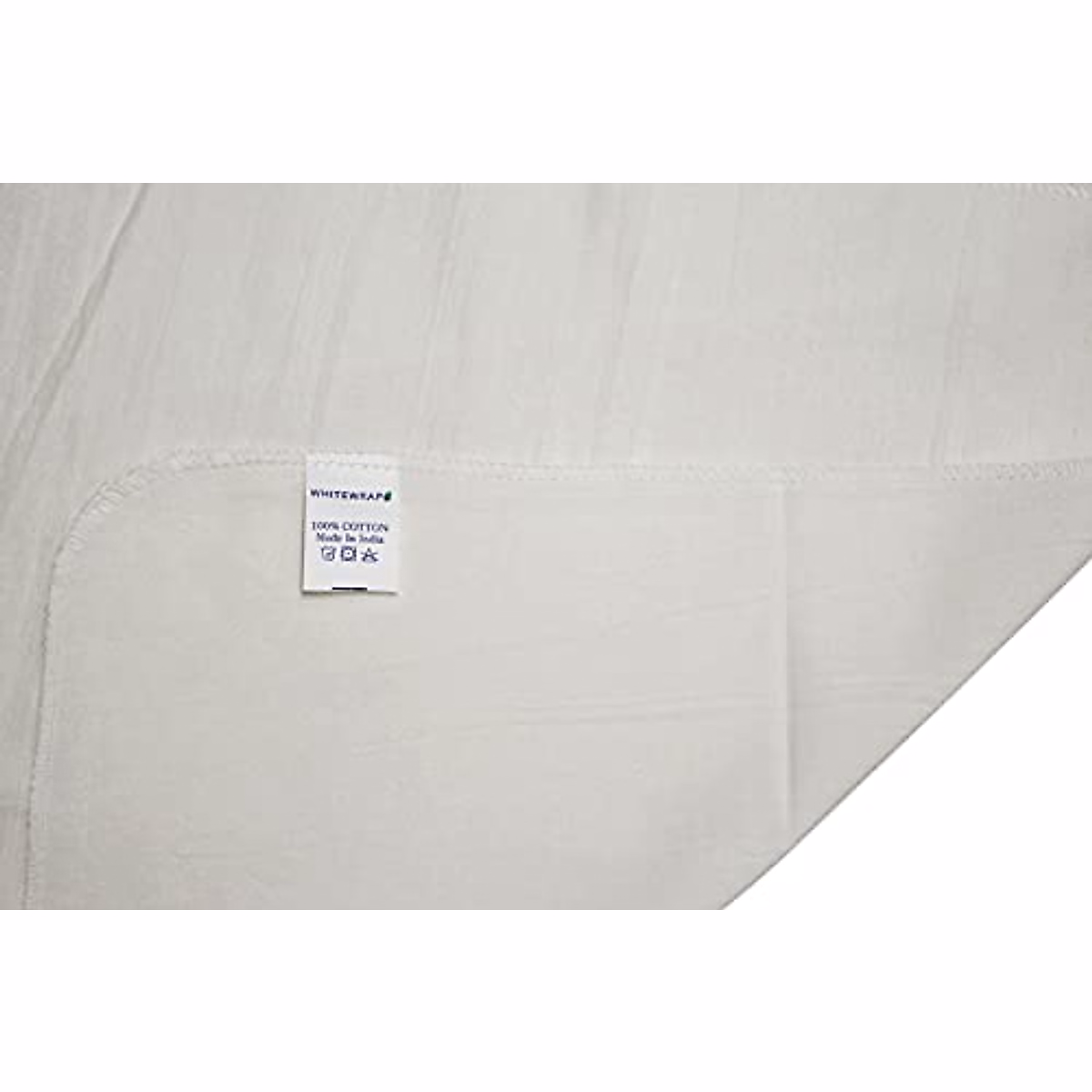 WHITEWRAP Shop Towels | 14”x12”| 50-Pack | Natural | Multipurpose Cleaning Uses, Hand Towels for Car Washing and Detailing, Housewares, Windows, Bathrooms, Electronics | Reusable Home & Auto Towel Set