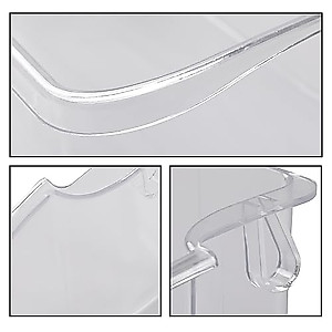 G-PLUS 240356402 Clear Refrigerator Upper Door Bin Compatible with Frigidaire,Electrolux,Gibson, Kelvinator