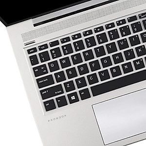 Keyboard Cover for 14" HP ProBook 440 445 G9 G5 G6 G7 G8 G10, HP ProBook 430 G5, HP ProBook x360 440 G1, HP ProBook 640 G4 G5 G7 G8 Keyboard Protective Skin (Not fit 430/440/640 G1 G2 G3) -Black