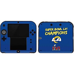 Skinit Decal Gaming Skin Compatible with 2DS - Officially Licensed NFL Super Bowl LVI Champions Rams Design