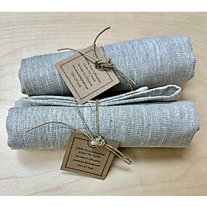 Trendy Tripper 100% Pure Lithuanian Linen Tea Towel Natural White Melange 20” x 27” (Natural White Melange, 1)