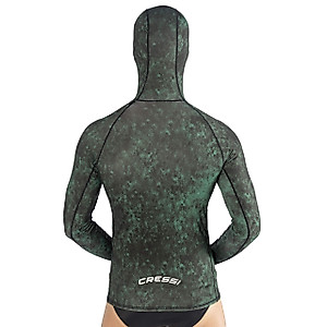 Cressi Men's Hooded, Camo Green, 3X-Large